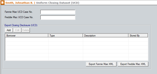 5500 Exporting data to UCD XML